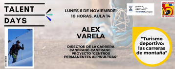 Talent days: Alex Varela. Turismo deportivo: las carreras de montaña ...